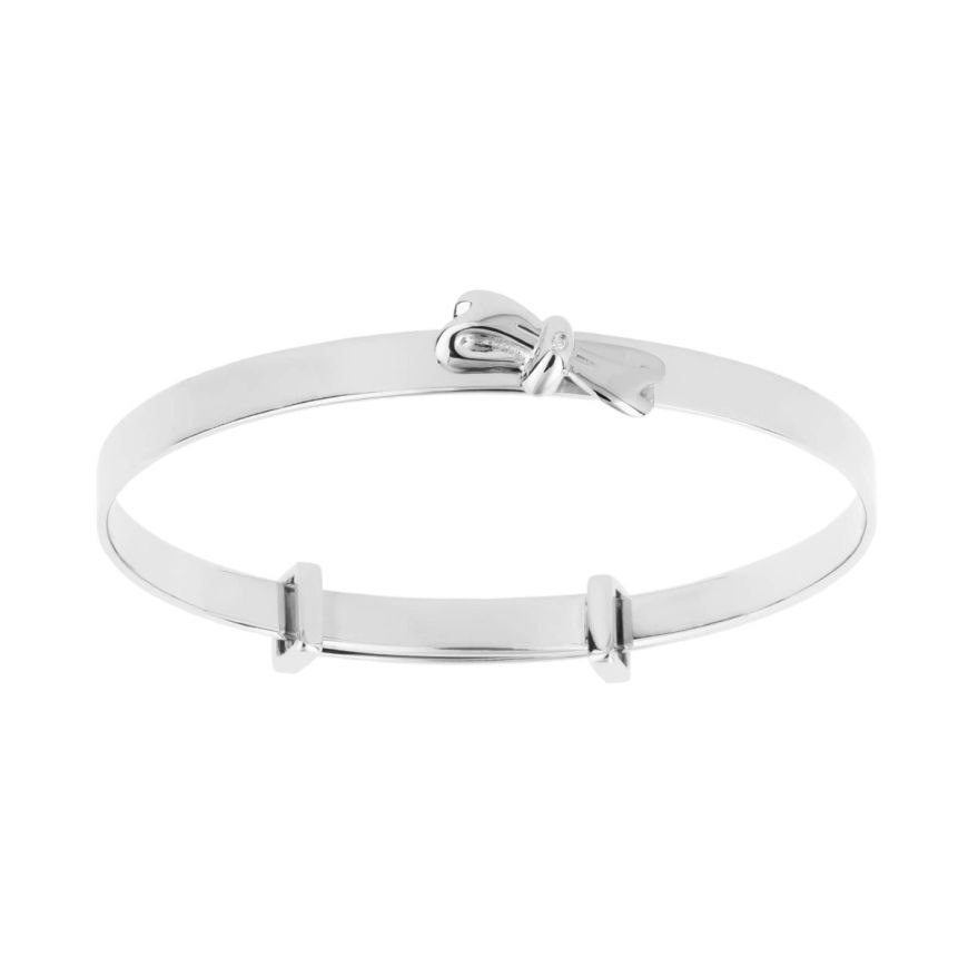 Bow Bangle with Diamond – Cunningham Jewellers